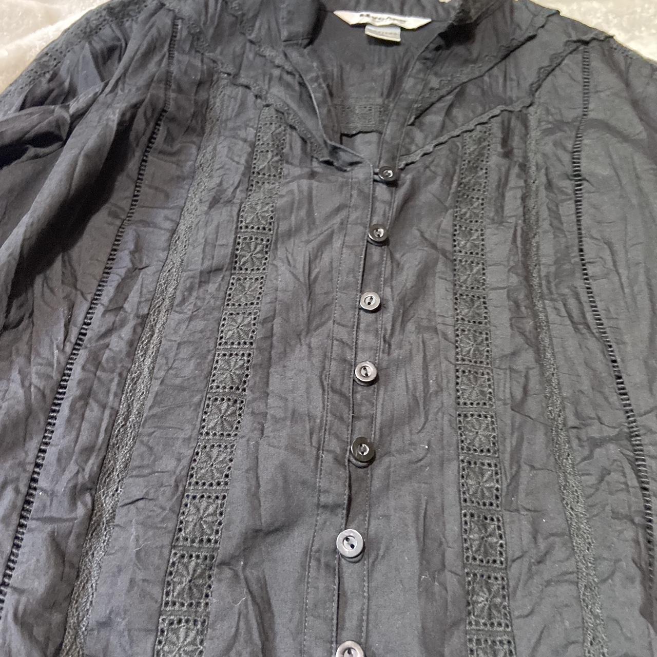 cute gothic victorian style top • •send offers!... - Depop