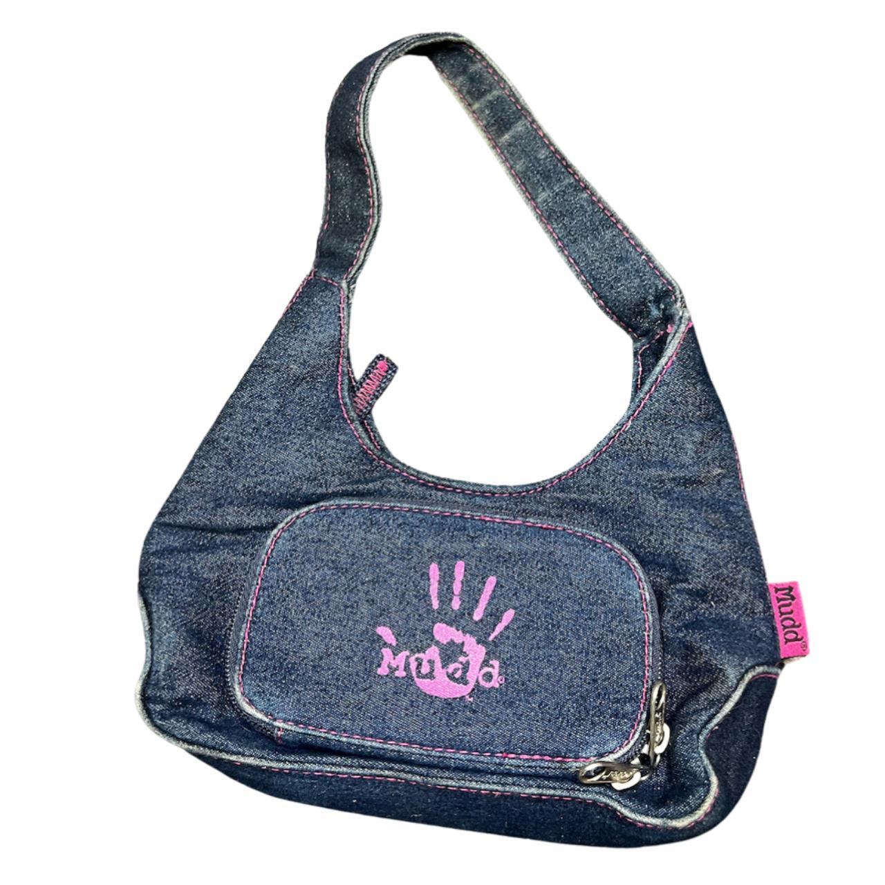 Y2K Vintage Mudd Micro Mini Handbag Denim and... - Depop