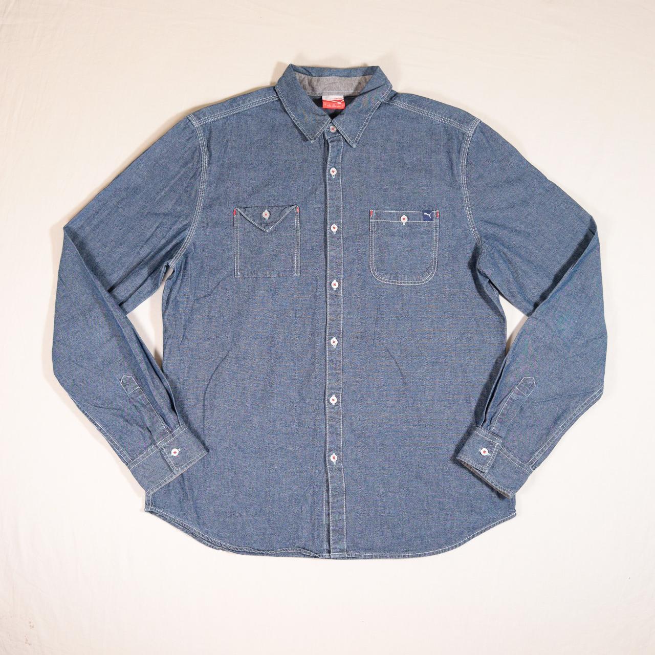 Puma denim shirt store