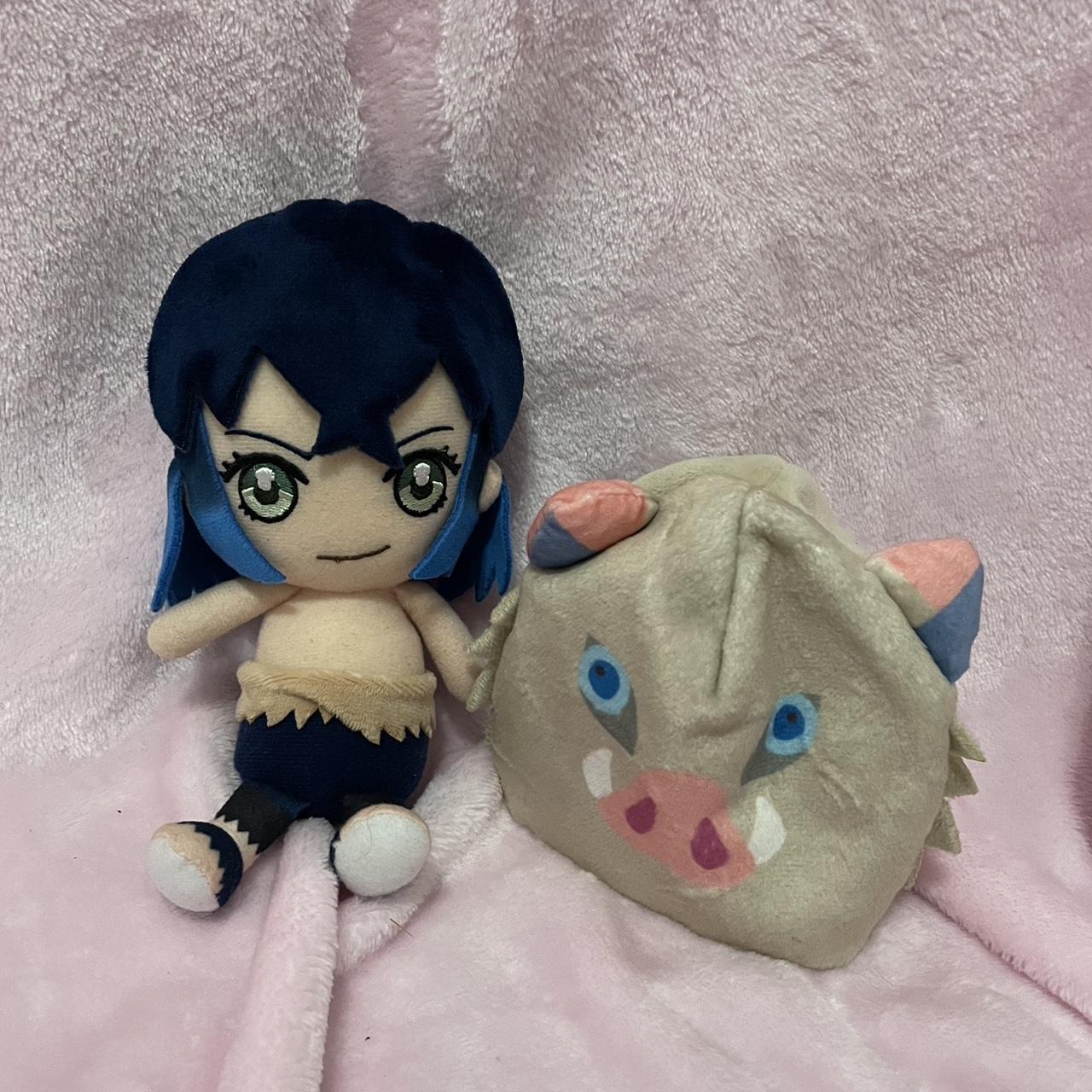inosuke plush with removable boar head #inosuke #plush - Depop