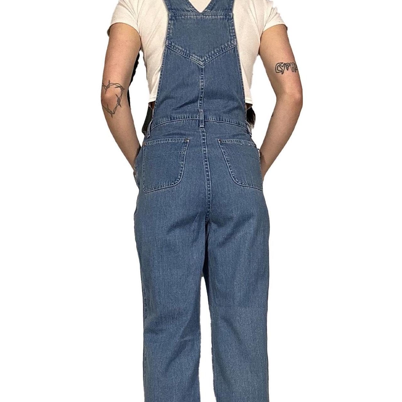 BOTON OVERALLS (S) SMALL Model is 5'7 #overalls #90s - Depop