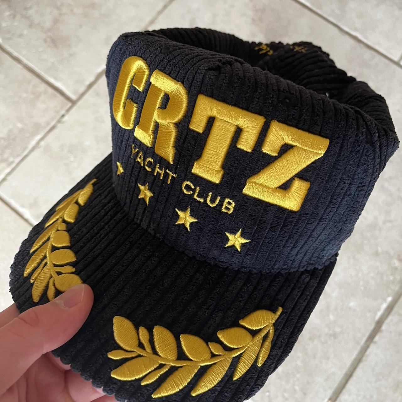 Rare Corteiz x Soho Yacht Club Corduroy Snapback Hat... - Depop