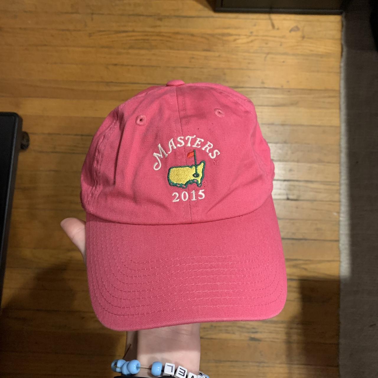 2015 masters caddy hat 🏌🏻‍♀️ -pink cap from the 2015... - Depop