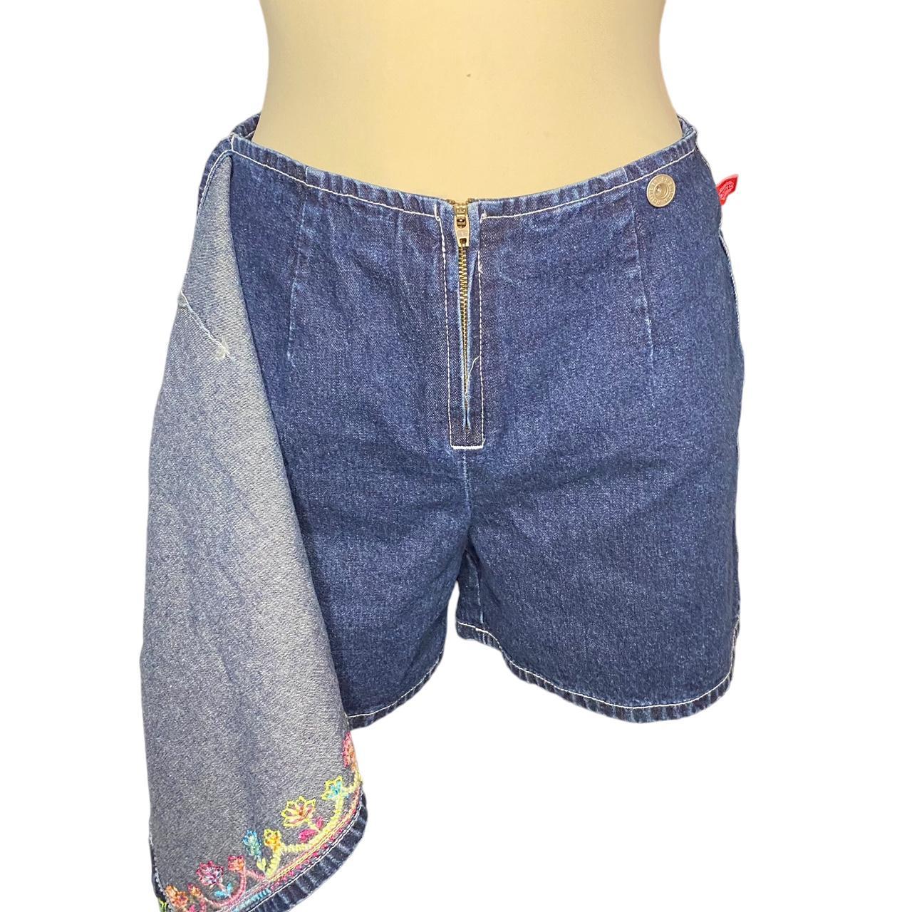 Y2K Route 66 denim skort High waisted jean skort... - Depop