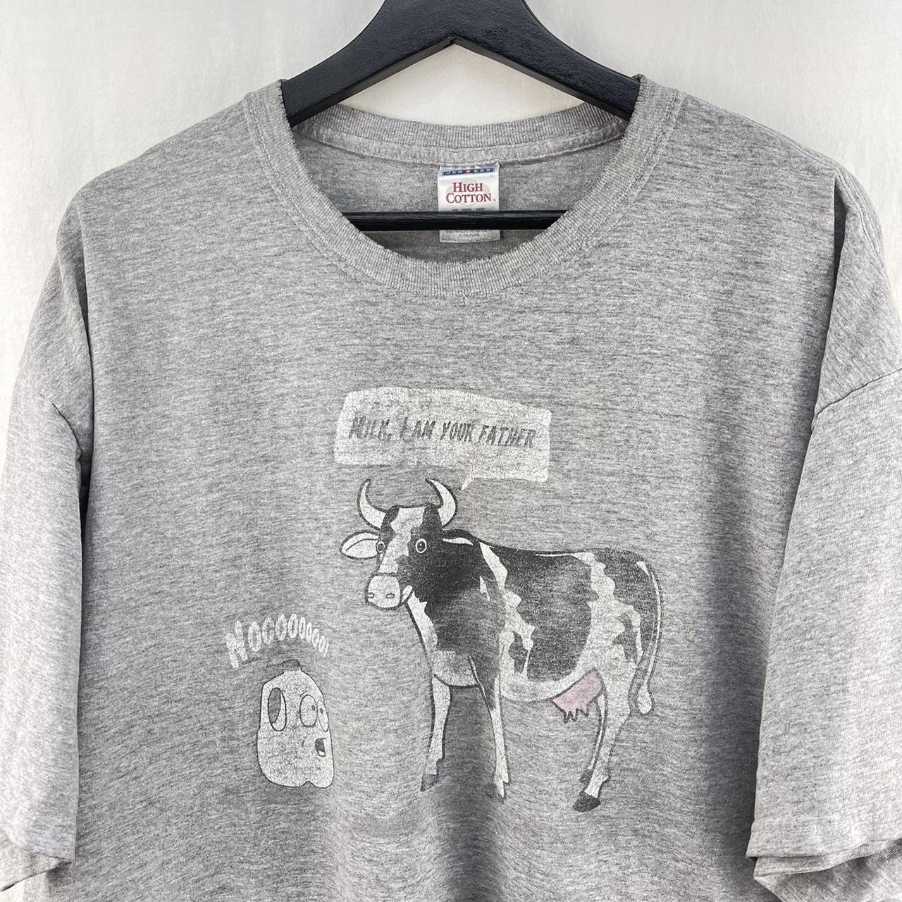 Vintage Milk I Am Your Father… Nooooooo Cartoon Cow... - Depop