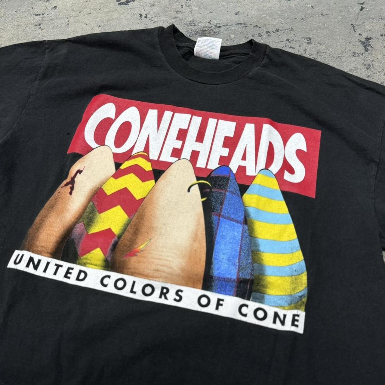 Vintage 90s Coneheads United Colors of Cone Movie... - Depop