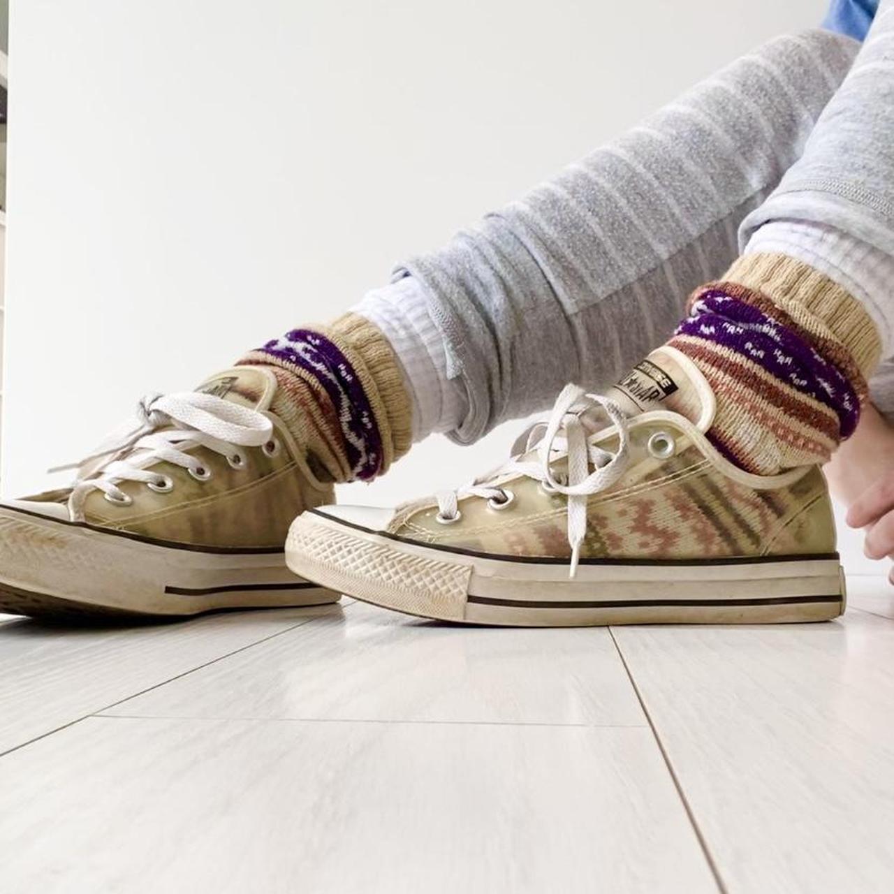 Clear jelly converse Low top rubber chucks Plastic... - Depop