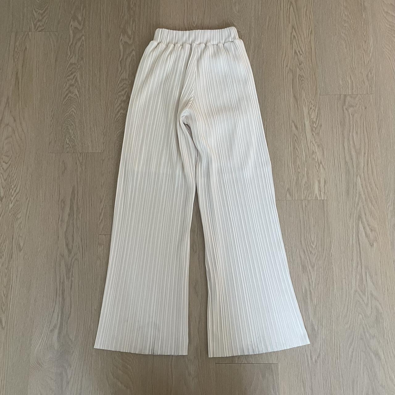 Source Unknown cream pants (selling the top... - Depop