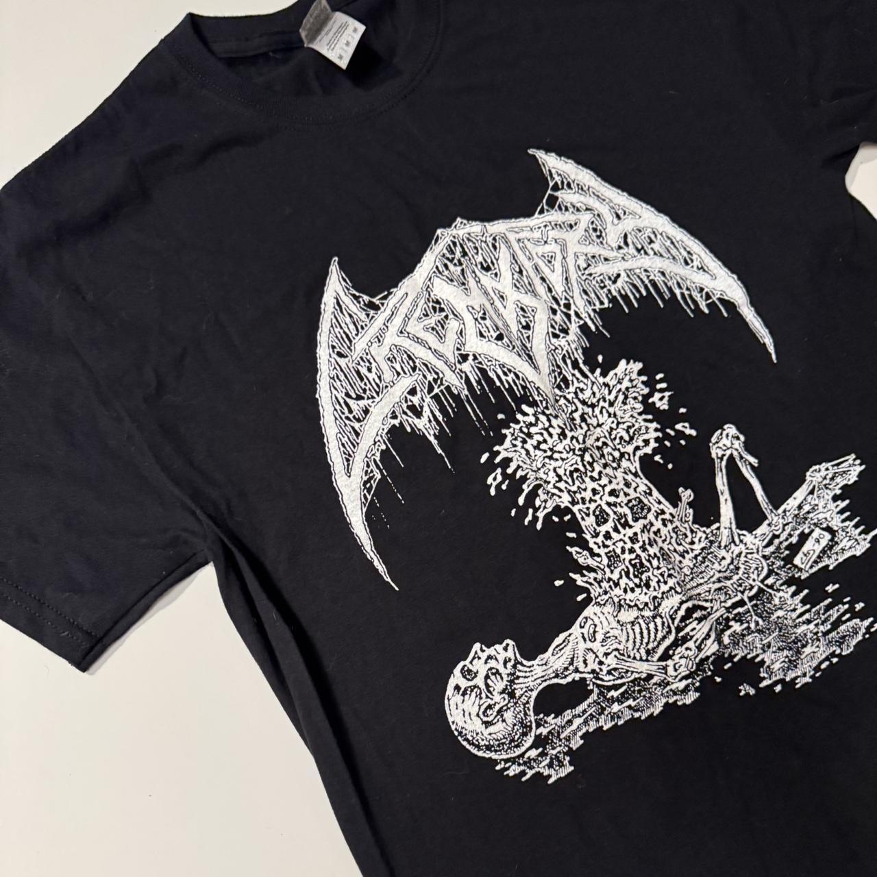 Crematory - “ Exploding Chest “ T shirt with white... | Depop