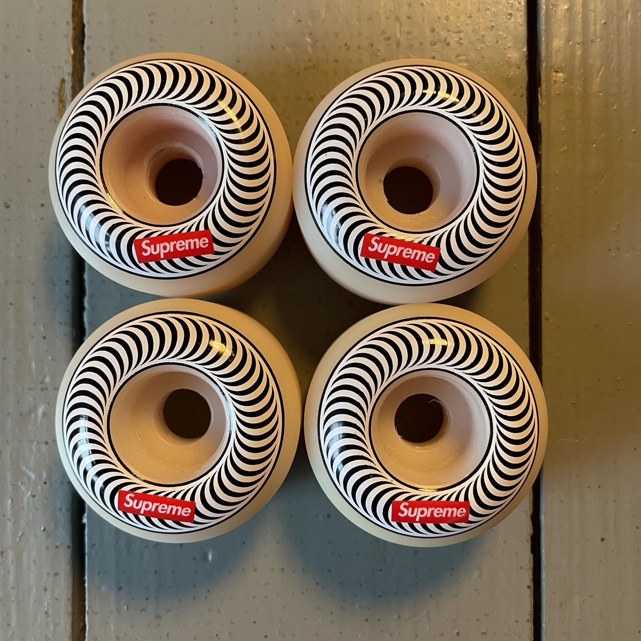Supreme x Spitfire Skateboard Wheels, brand new but... - Depop