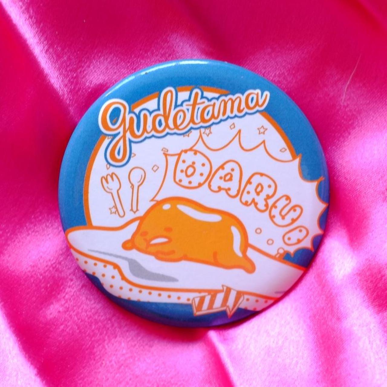 Gudetama Pin badge What a cutie! Sanrio gudetama... - Depop