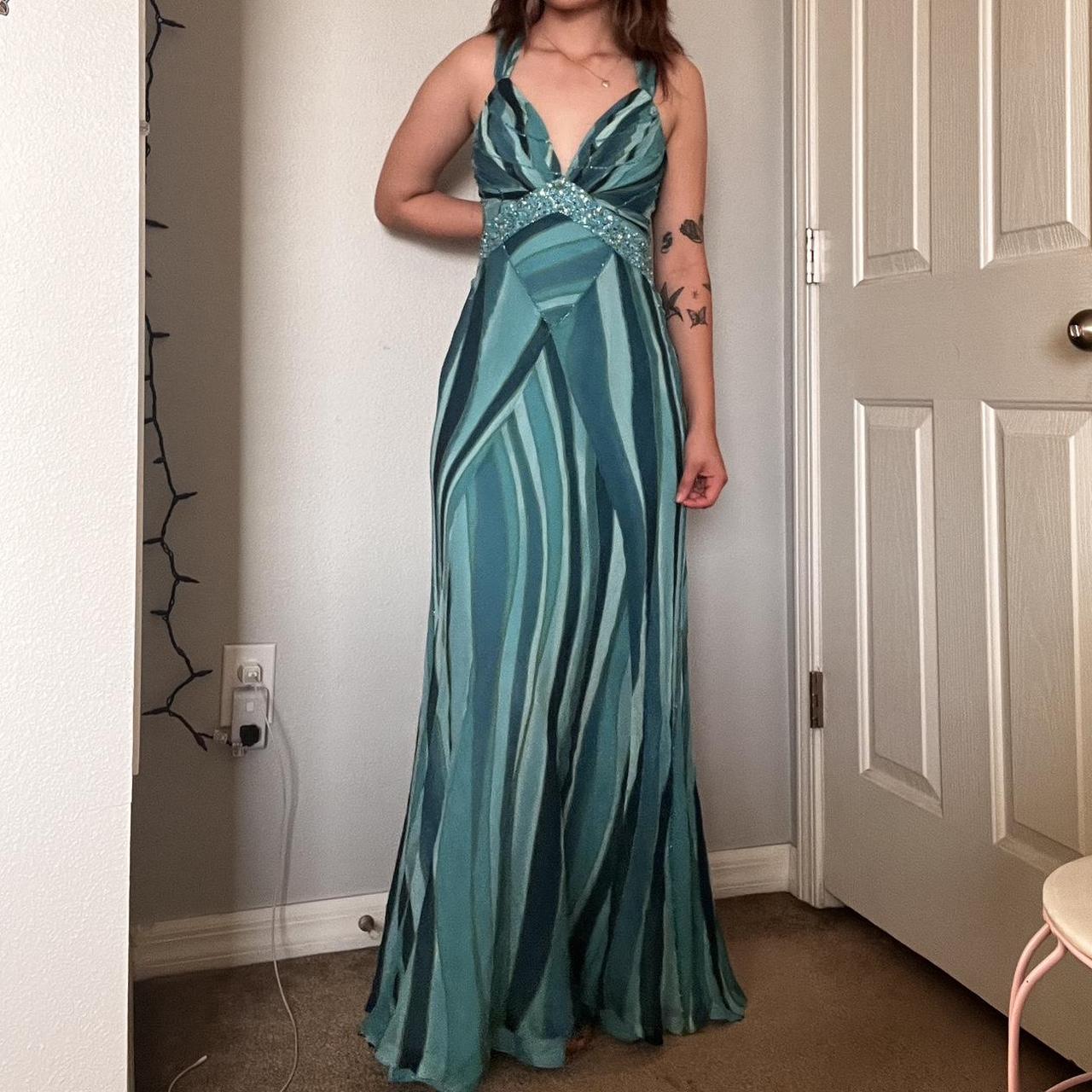 💌y2k prom dress💌 perfect condition fits like a... - Depop