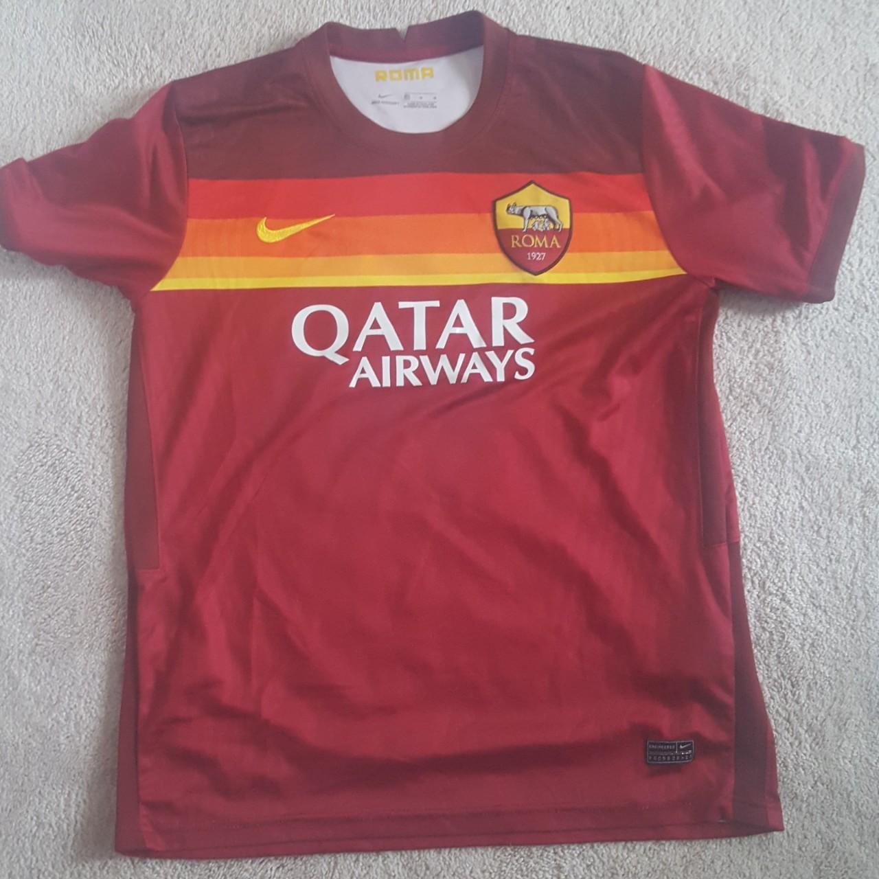 this here is a 20/21 AS ROMA kit by NIKE. Love the... - Depop