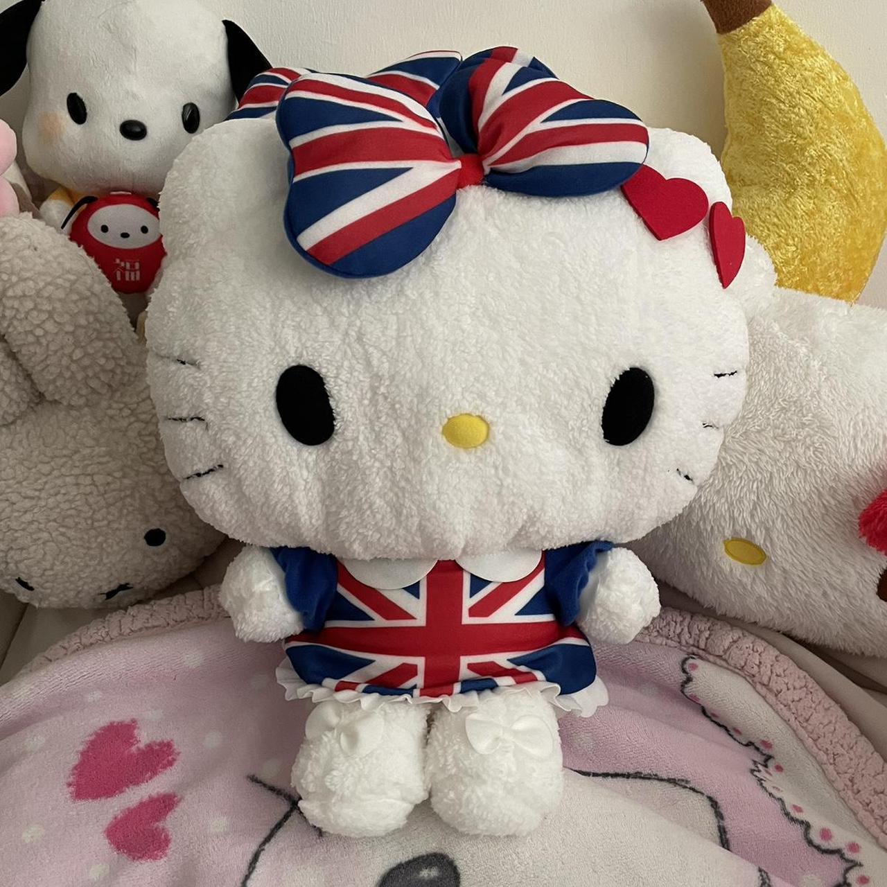 sanrio hello kitty 45th anniversary british flag... - Depop