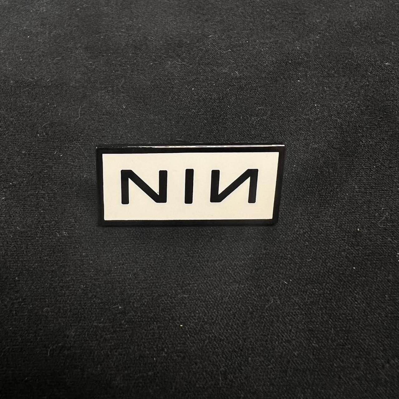 Nine Inch Nails • NIN • Metallic Enamel Pin... - Depop