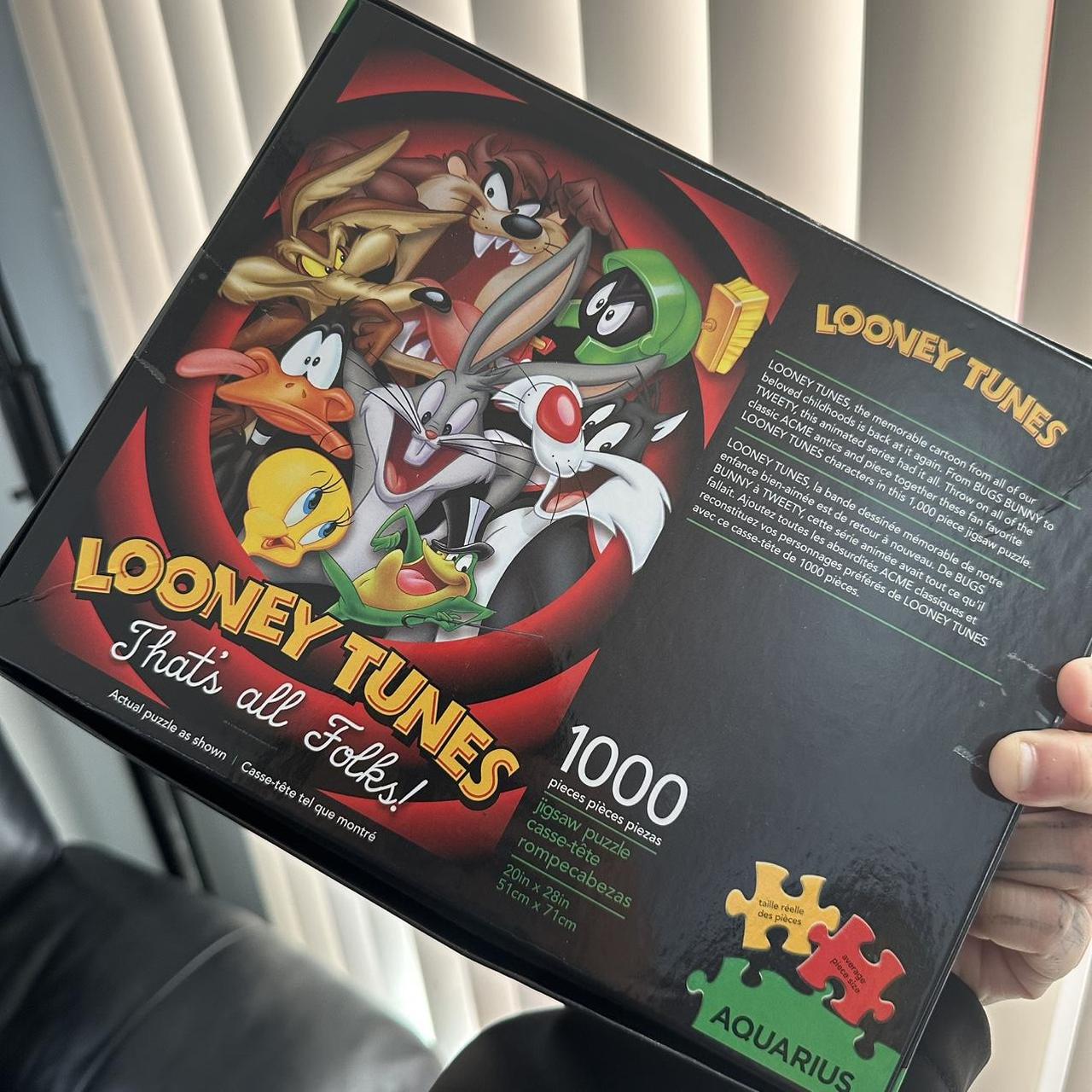 Looney Tunes 1000 piece jigsaw puzzle All pieces... | Depop