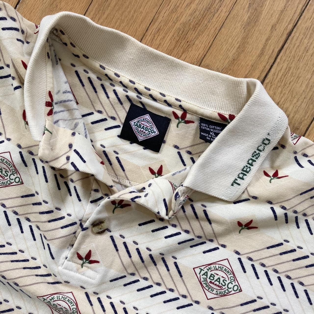 Tabasco Camp Collar Shirt - All Over Print - 100%... - Depop