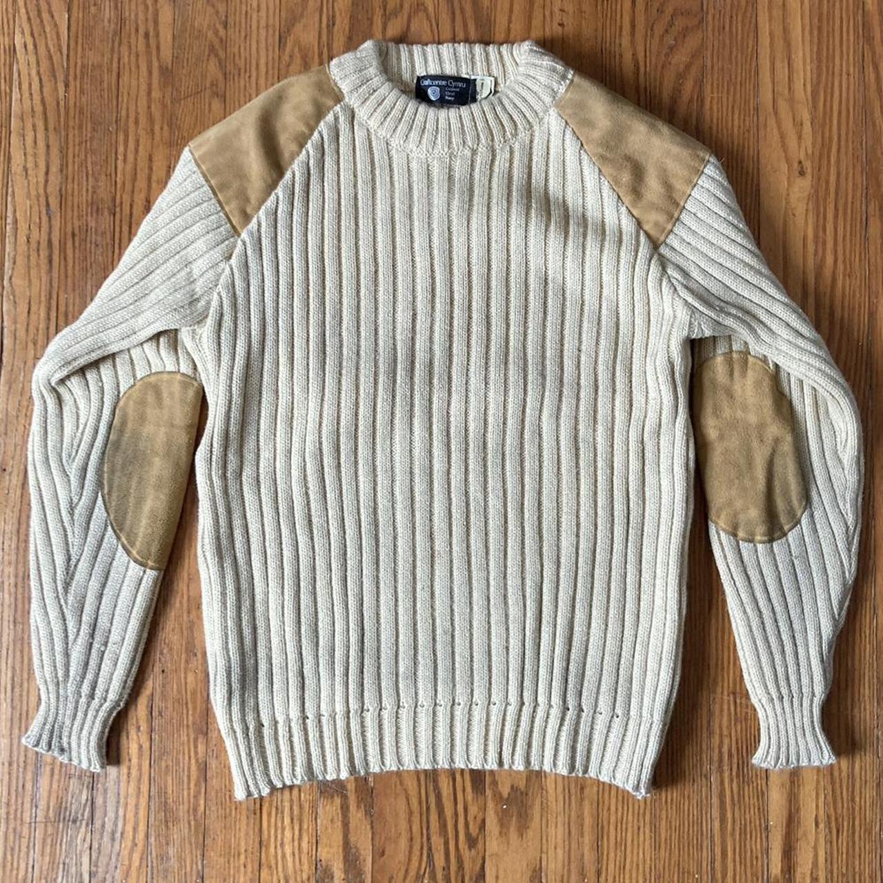 Vintage 70s Welsh Wool Sweater Made in Wales /... - Depop