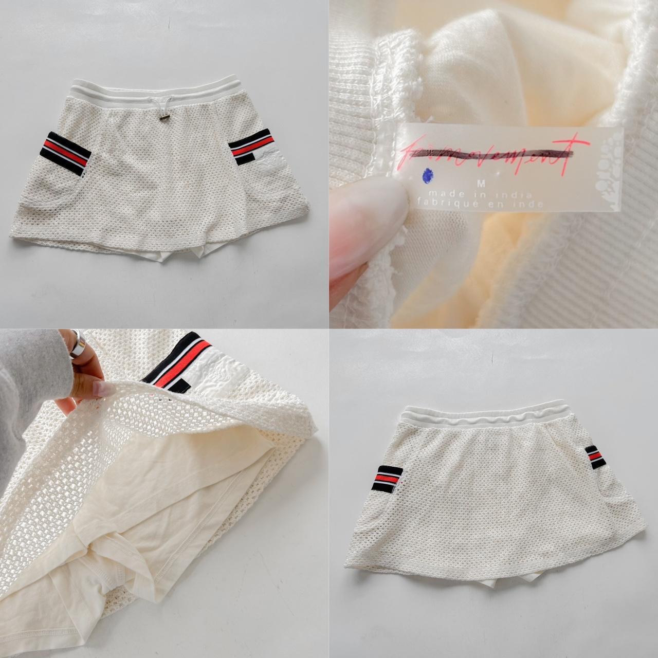 Free People Movement Drawstring Sporty Netted Mini... | Depop