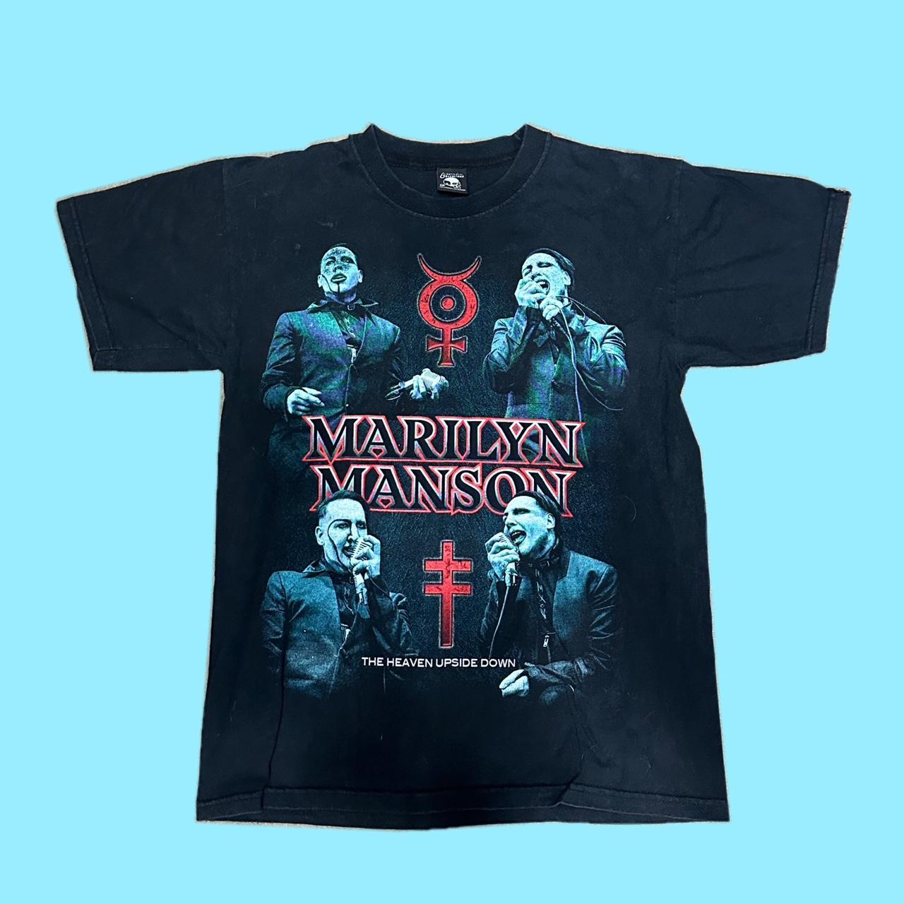 Marilyn Manson Shirt -Free Shipping -Minor Stains - Depop