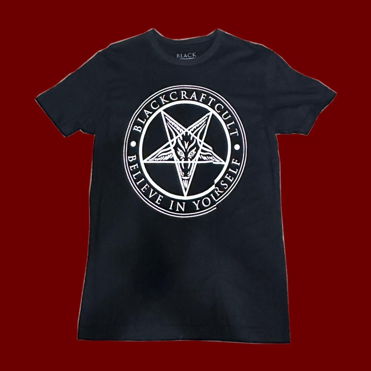 BlackcraftCult Pentagram Shirt Barely Worn Free... - Depop