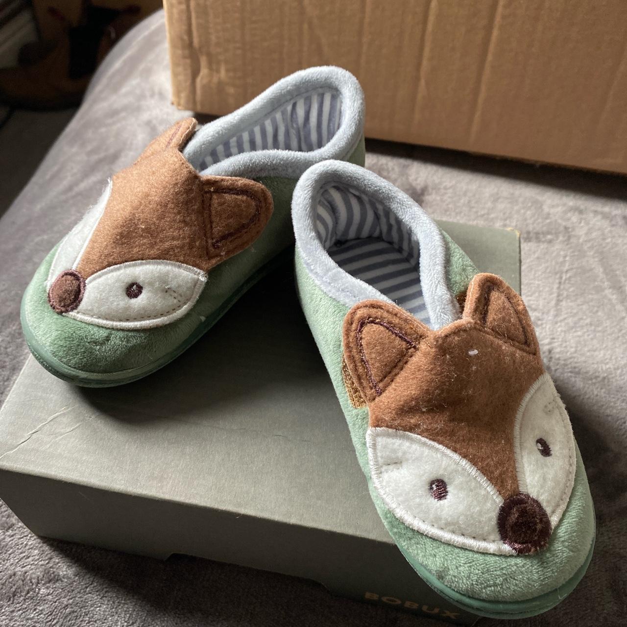 Kids fox slippers - child’s size 7 / EU 24 - only... - Depop