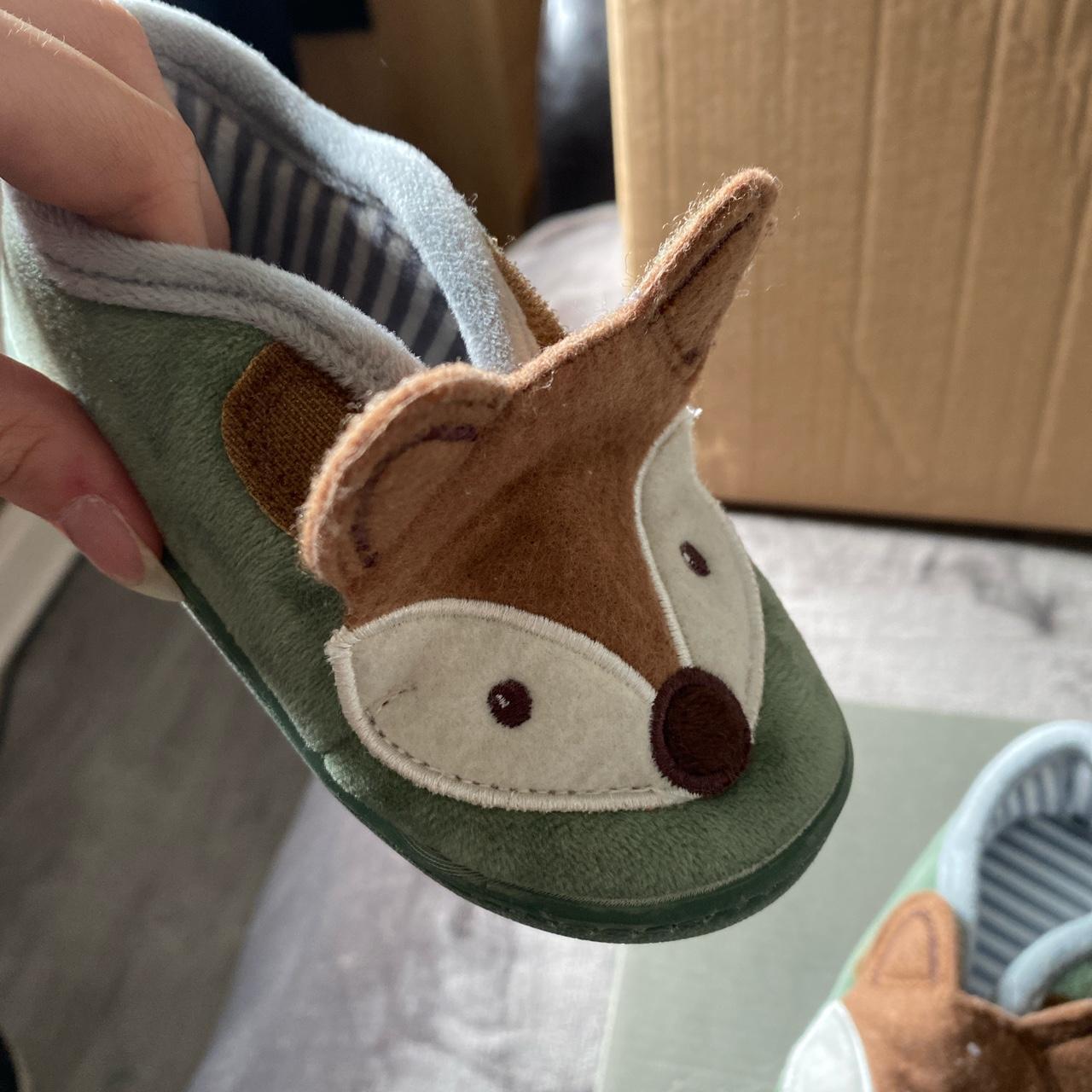Kids fox slippers - child’s size 7 / EU 24 - only... - Depop