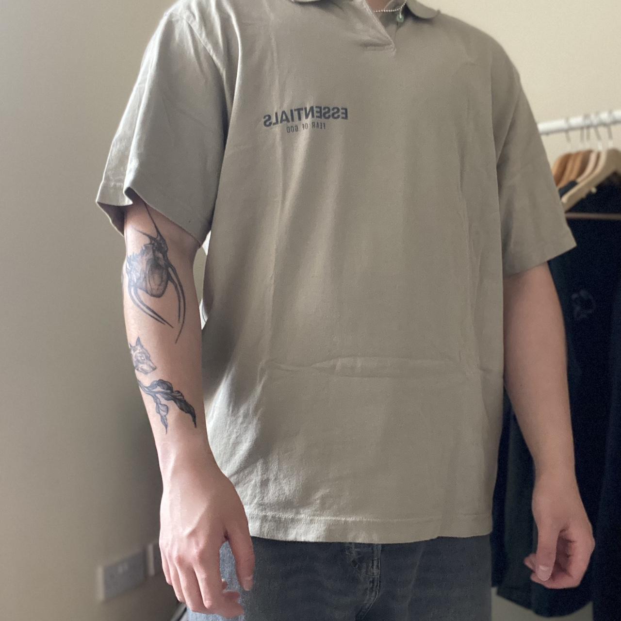 Essentials polo Good condition Fits oversized - Depop