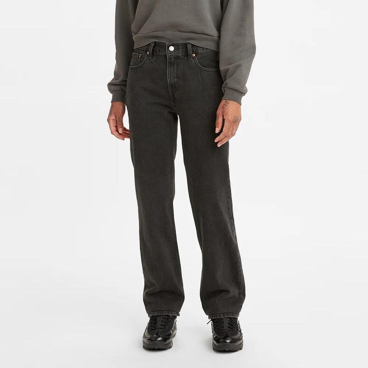 Levi’s low pro in black wash. Super comfy jeans, mid... - Depop