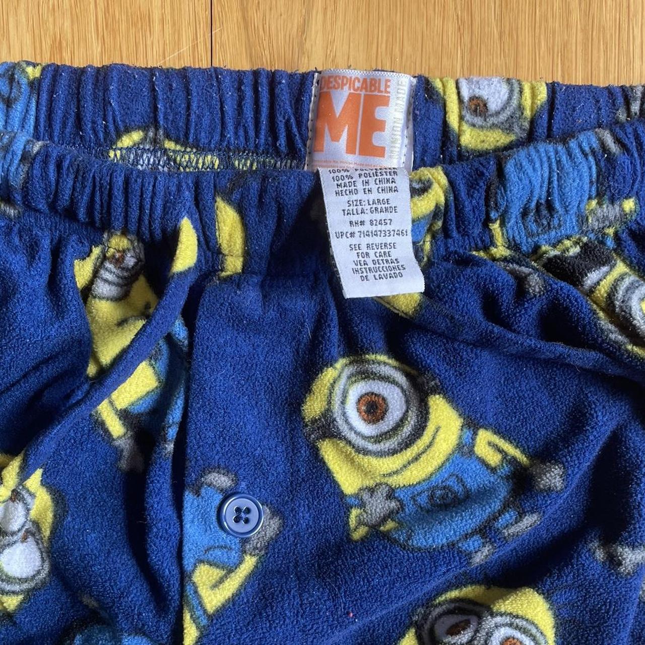 Despicable Me minion pajama pants Childrens L -... - Depop