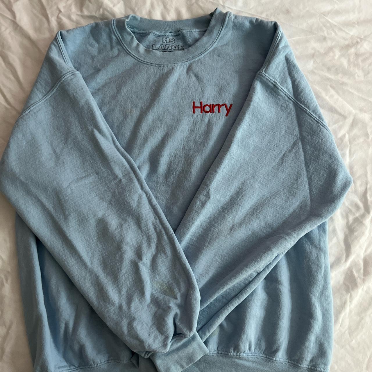 official harry styles merchandise HS1 blue... - Depop
