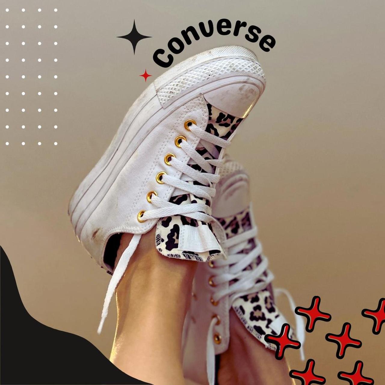 UNIQUE Converse low rise platform They are... - Depop