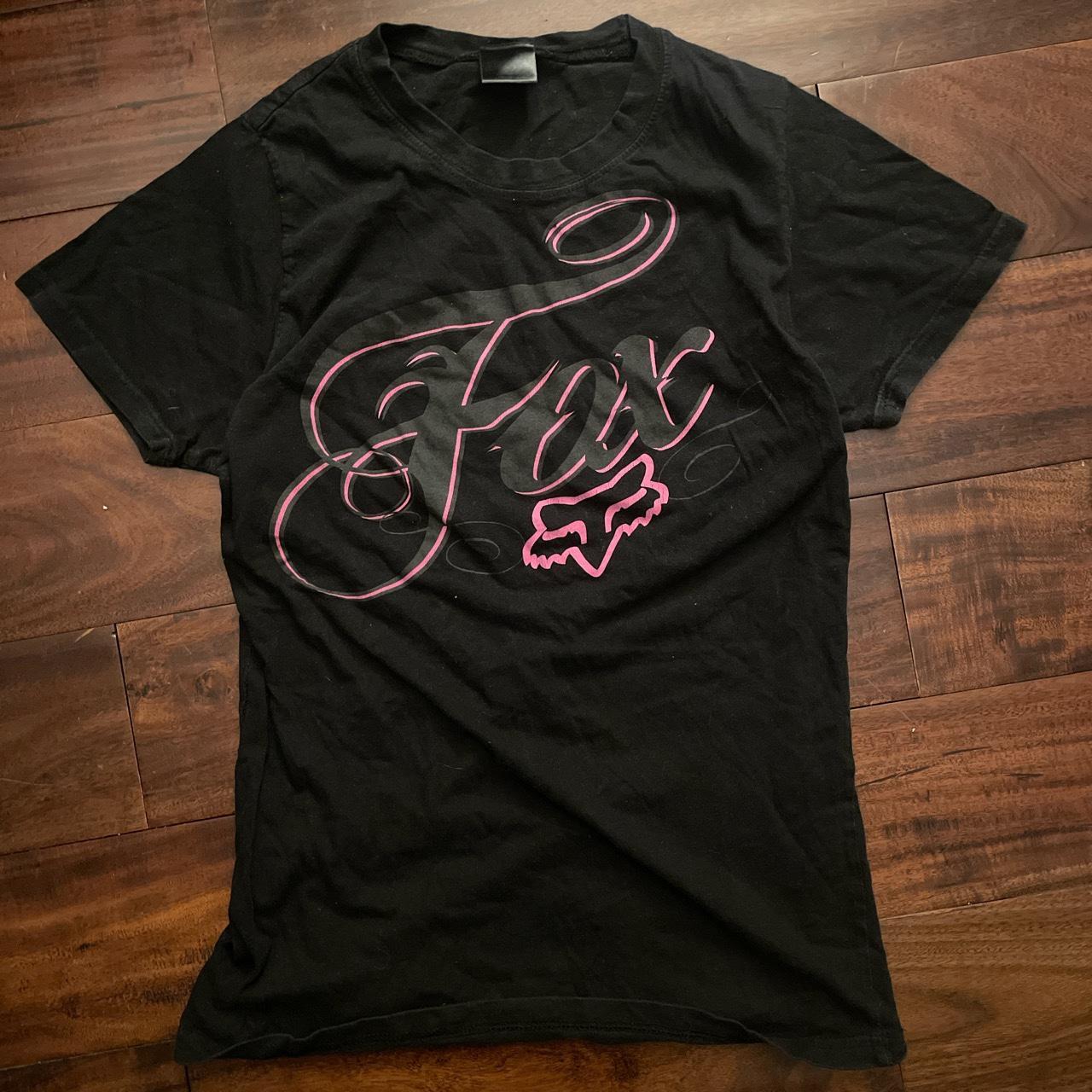 early 2000s fox racing shirt perfect womens cut... - Depop