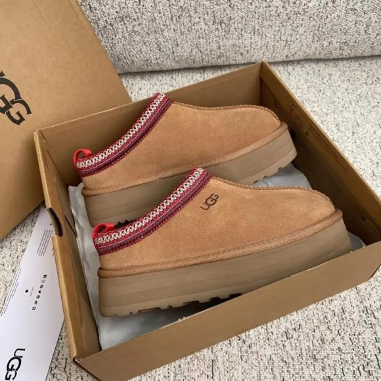 Women UGG Tasman Slipper Chestnut Suede Upper UGG - Depop