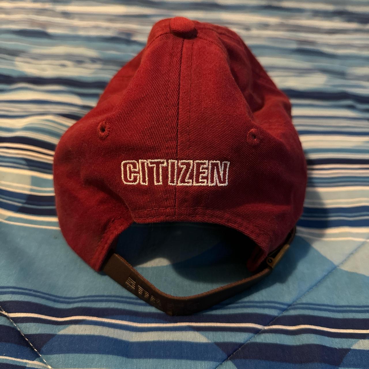 Red Citizen hat from when As You Please was... - Depop