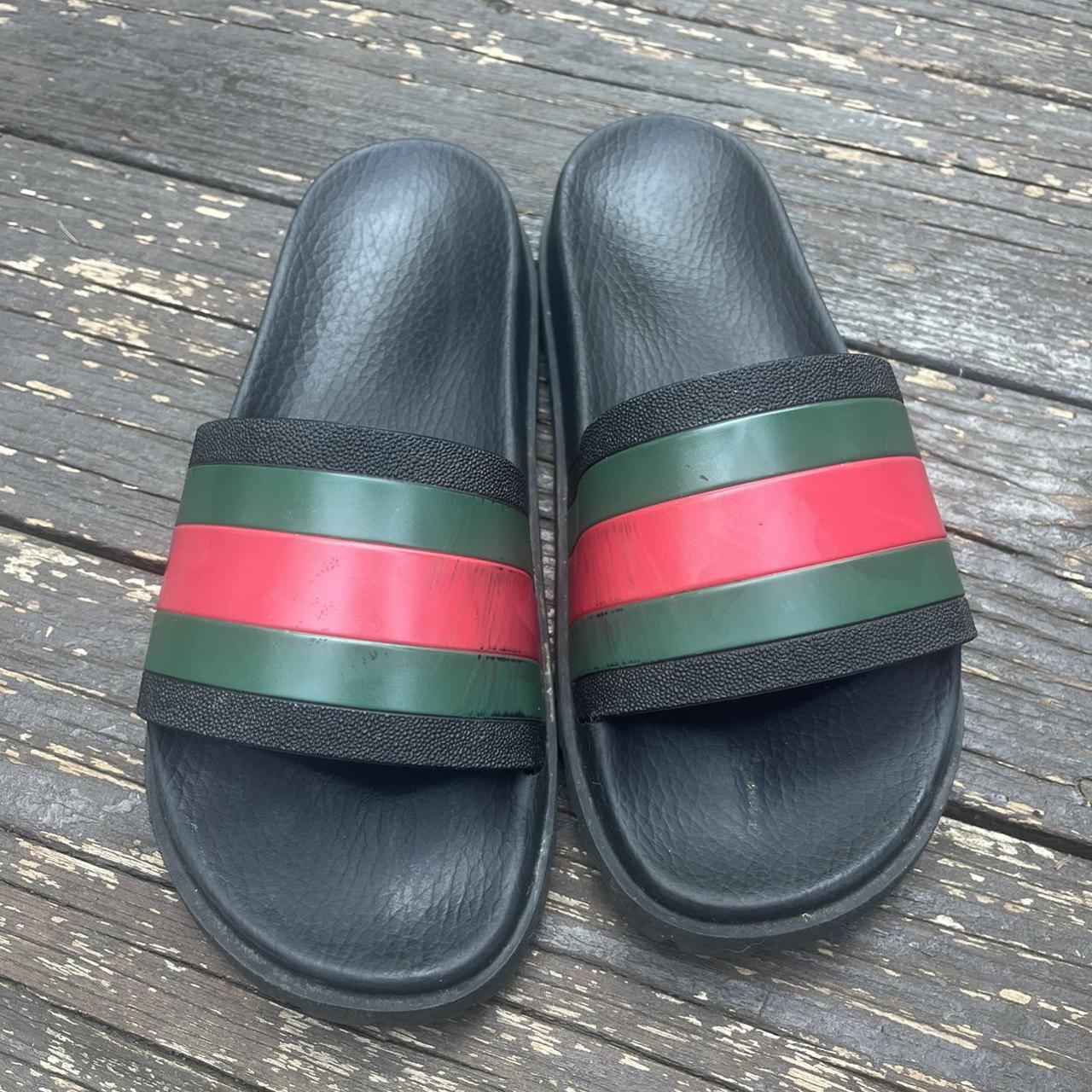 ️Authentic Gucci Slides ️ These are the men’s rubber... - Depop