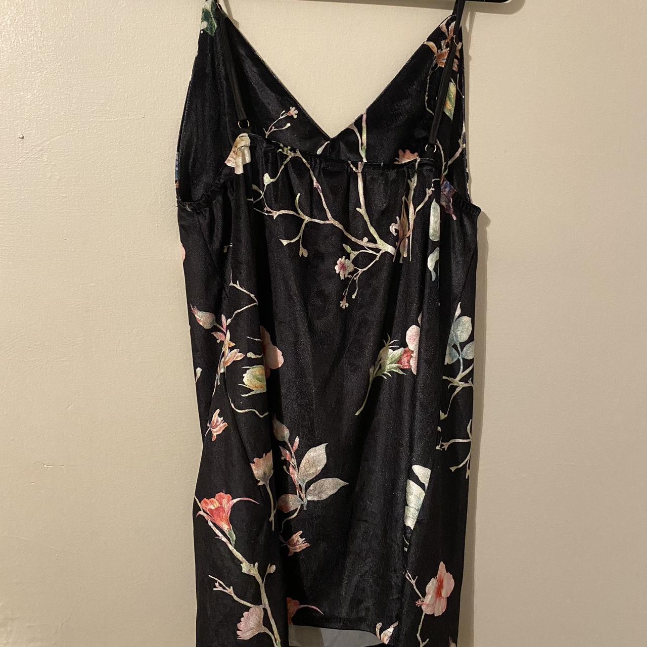 super beautiful velvet nightgown with a slit! size... - Depop