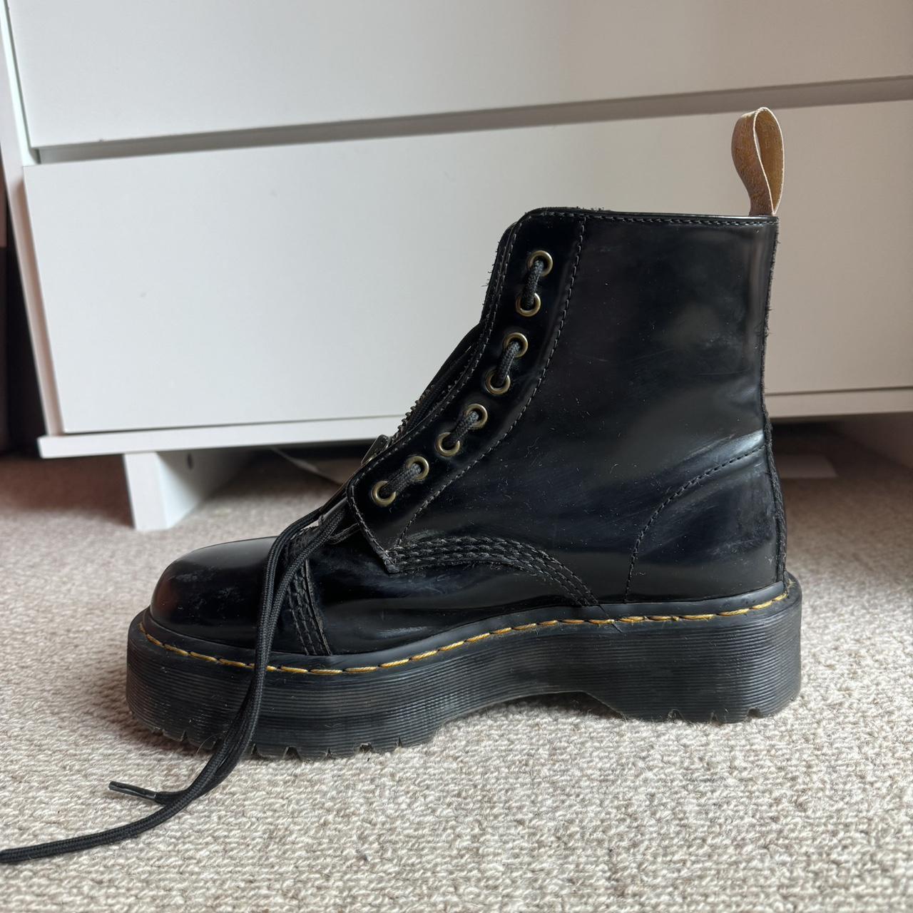 Black platform Sinclair Doc Martens in near perfect... - Depop