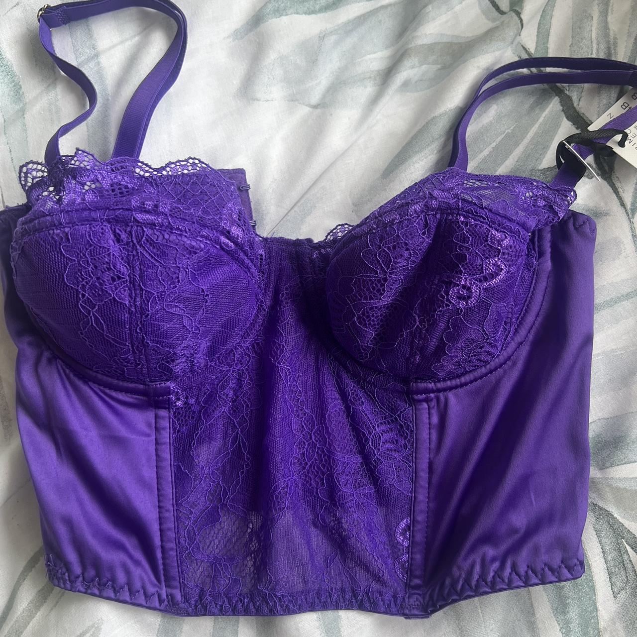 brand new purple primark corset top💜 never wore as... - Depop