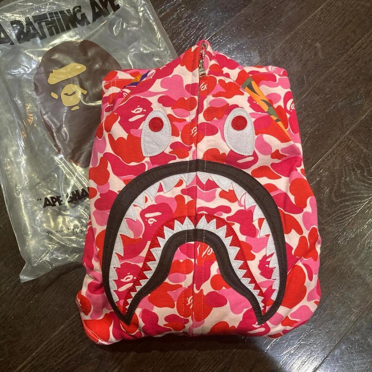 Authentic Bape hoodie I’ve got black as well!... - Depop