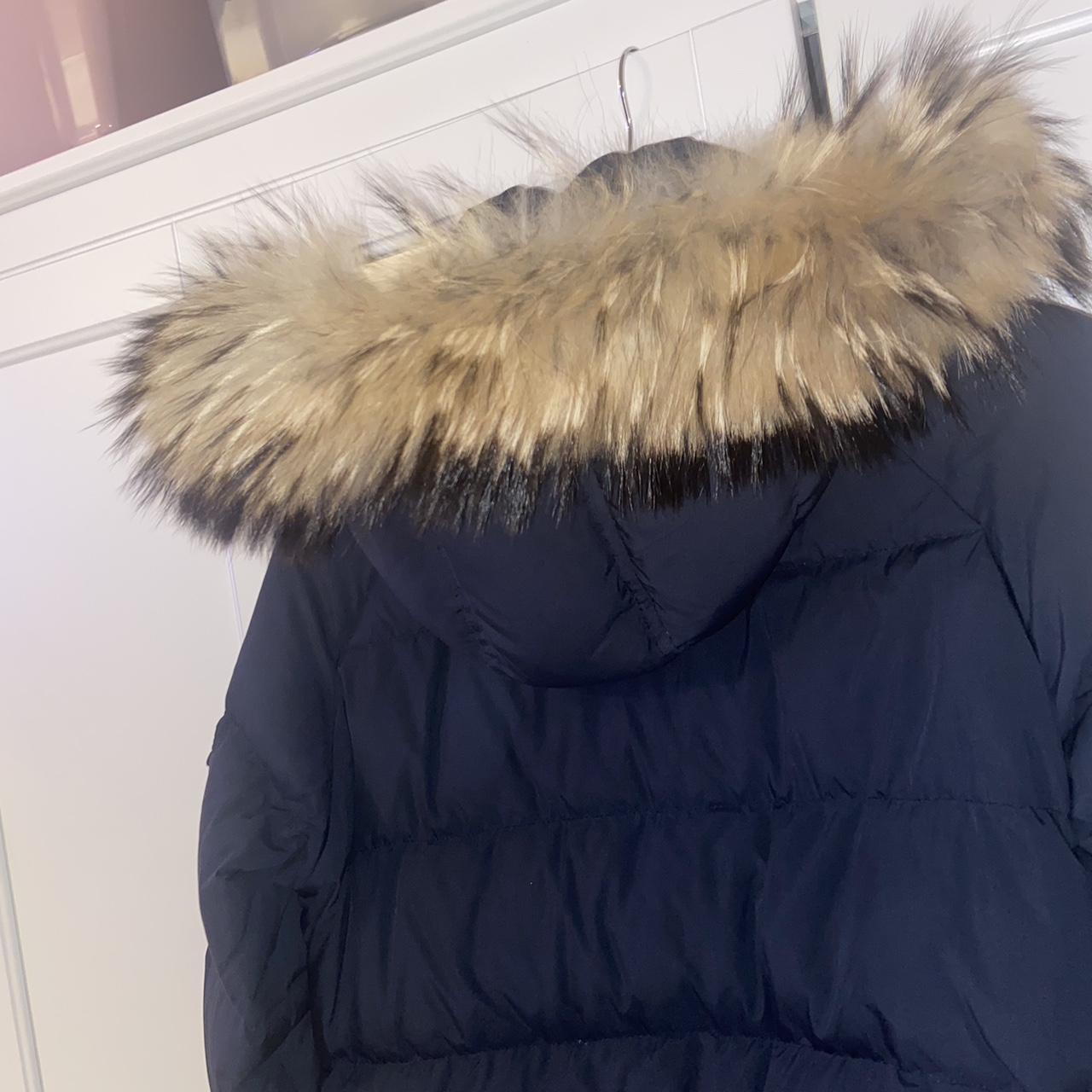 Authentic Women’s navy Pyrenex bomber coat Good... - Depop