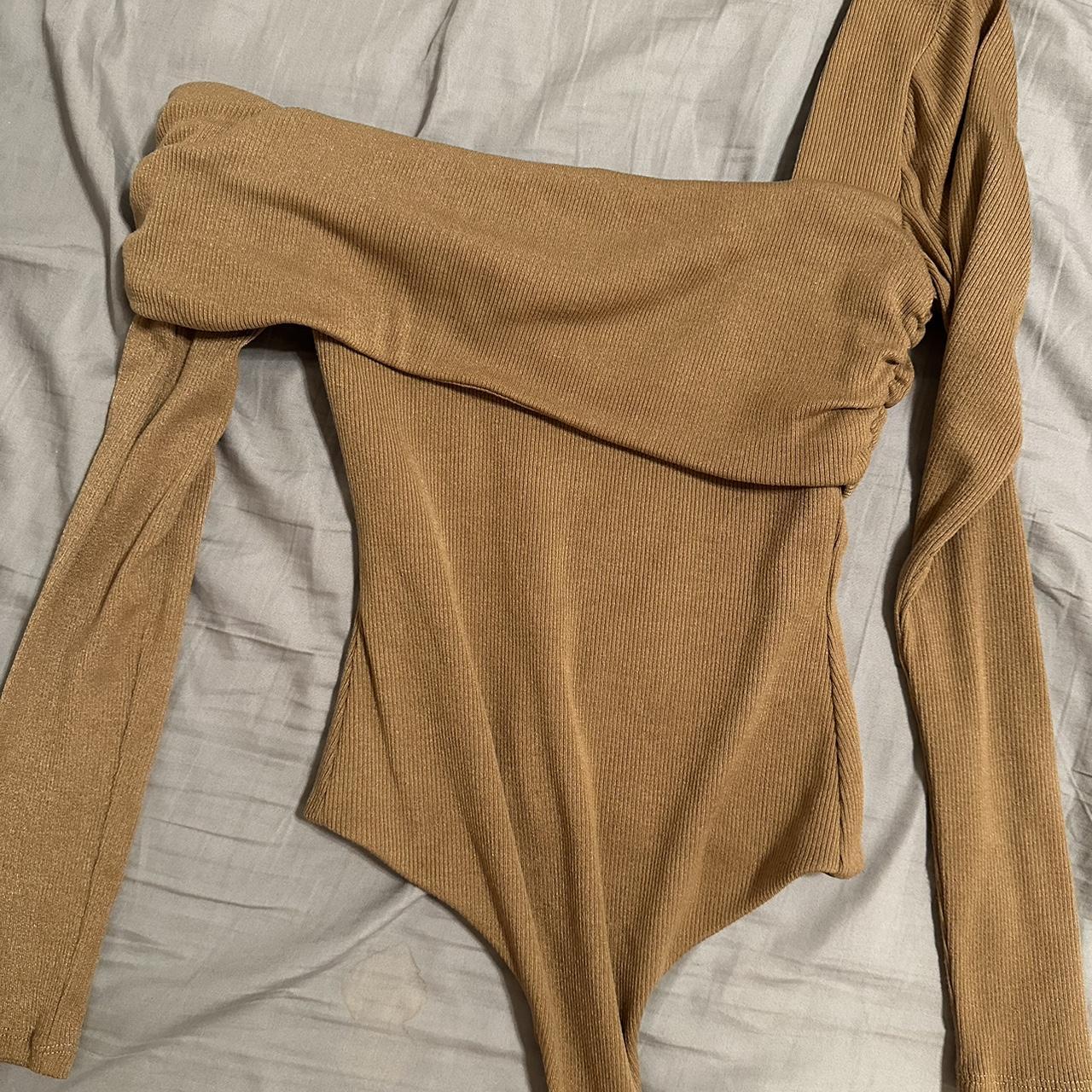 Revolve half off shoulder bodysuit Wore 1x on... - Depop
