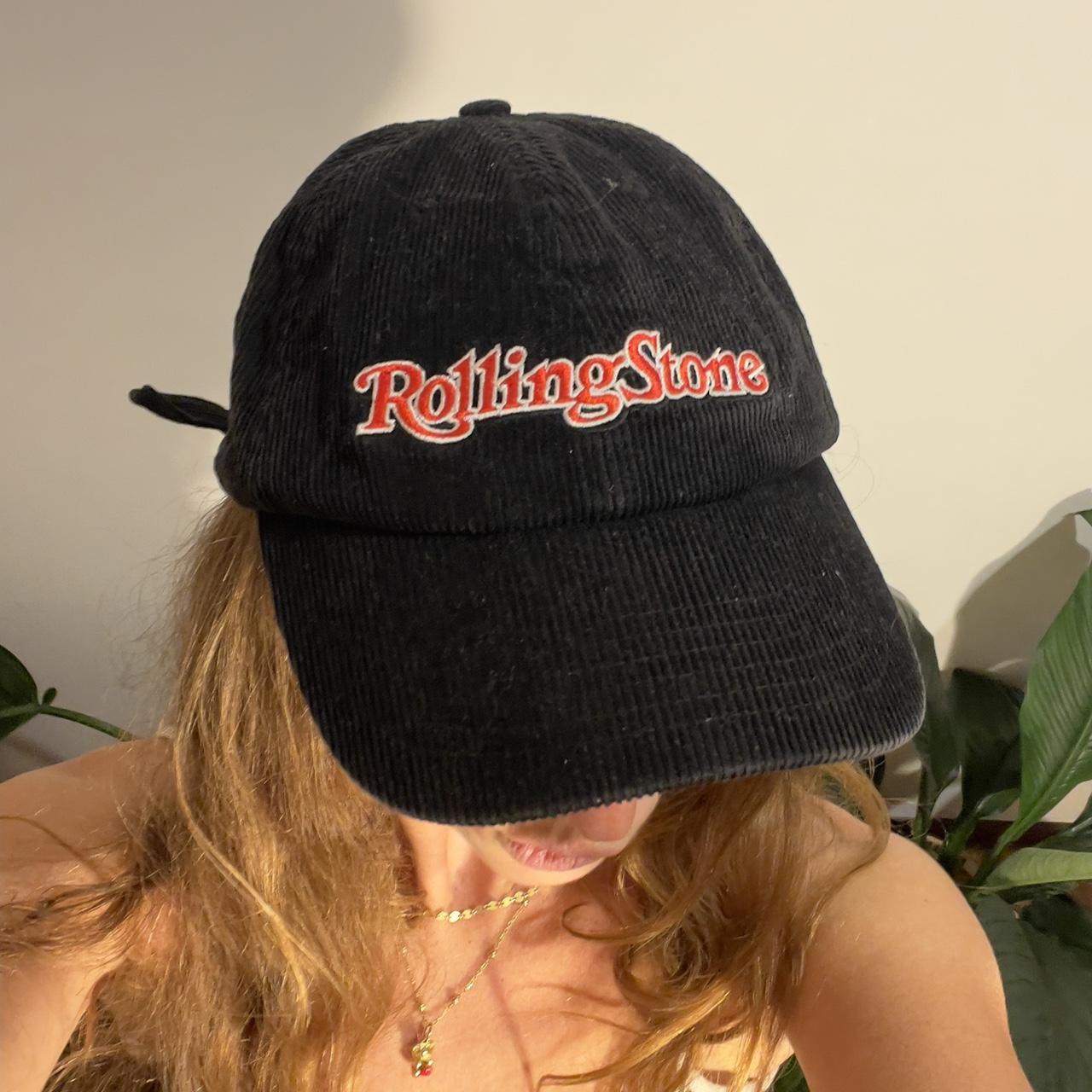 Rollas corduroy Rolling Stones hat. Mint condish - Depop
