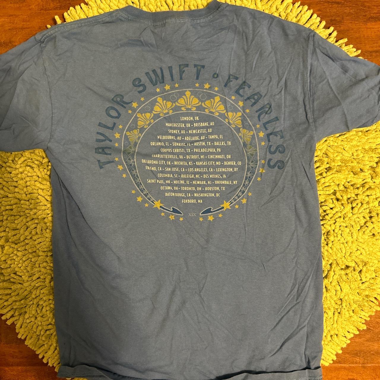 Taylor swift vintage official tour T shirt. Blue... - Depop