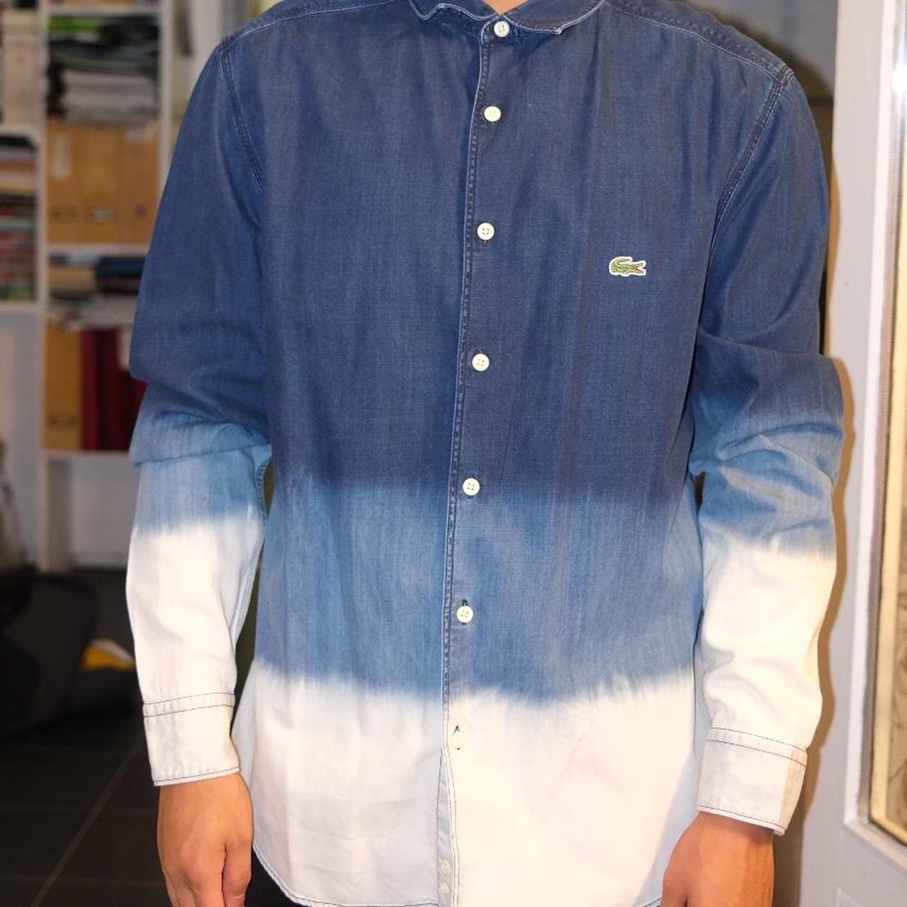 Lacoste button up shirt Size 42 it basically fits a... | Depop