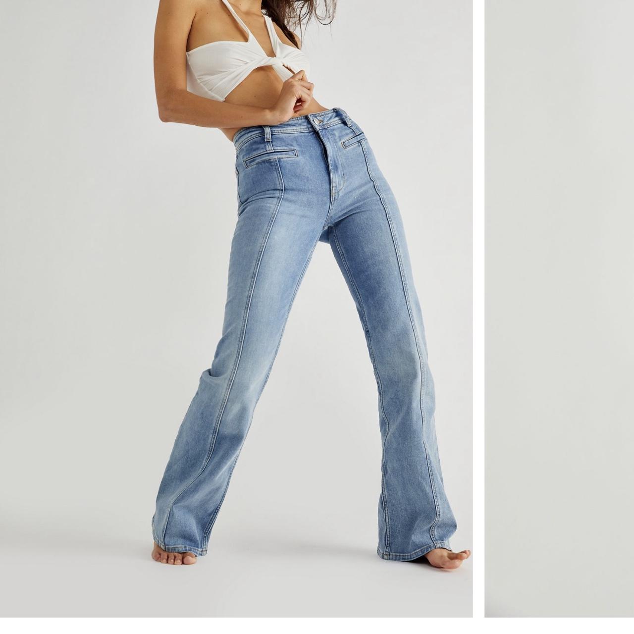 Free People firecracker jeans! Size 27. Only worn... - Depop