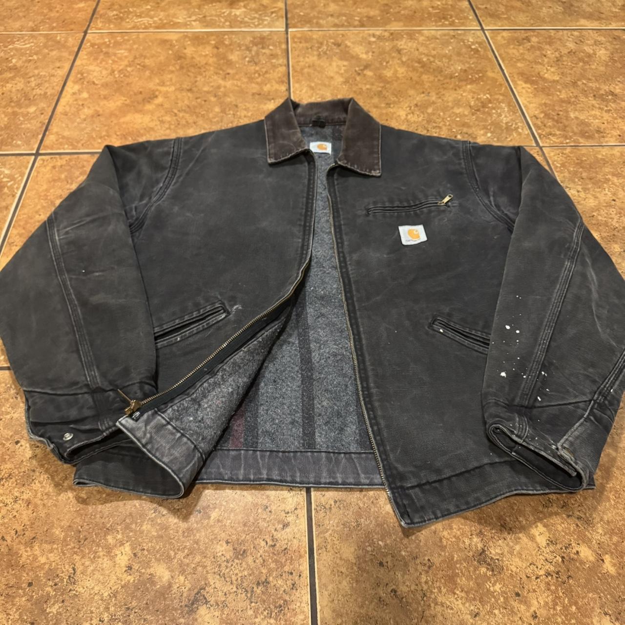 Vintage Carhartt blanket Lined Canvas J01 “Detroit”... | Depop