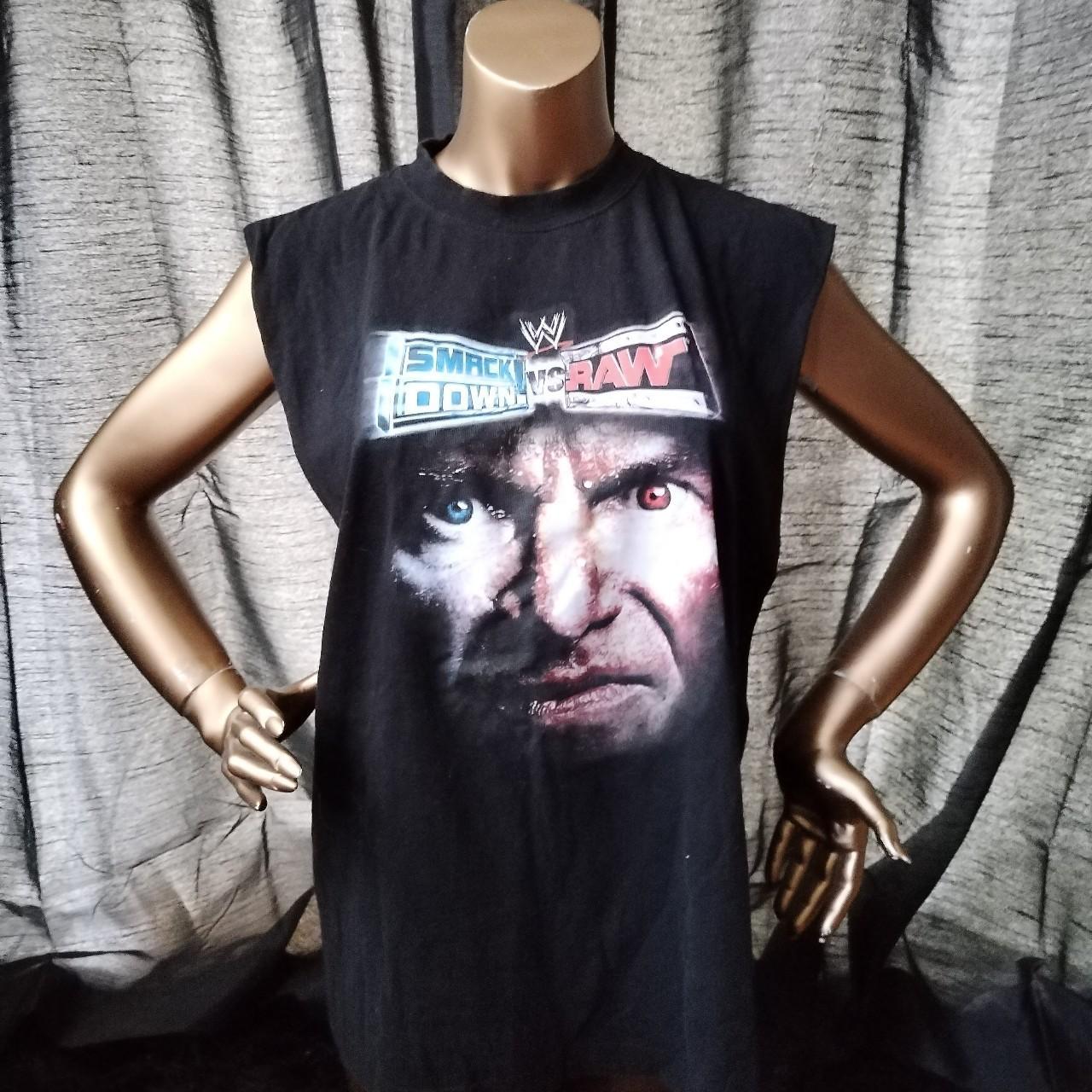 Vintage wwe smackdown Vs raw t shirt size... - Depop