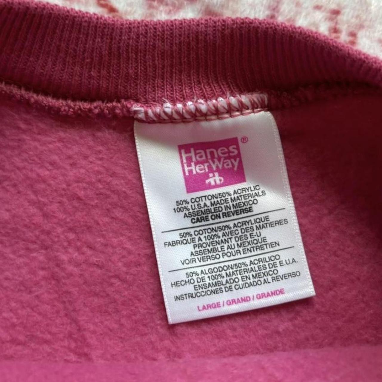 vintage 90s pink crewneck with pickles, jars, and... | Depop