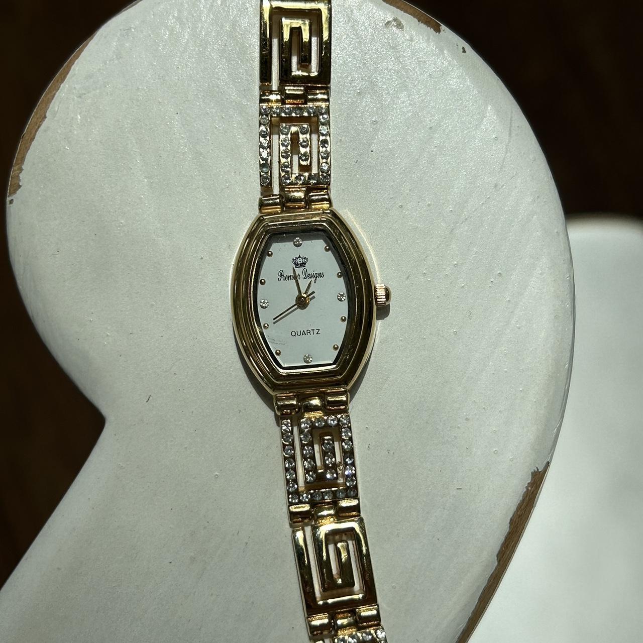 How stunning is this Greek inspired gold & crystal... - Depop